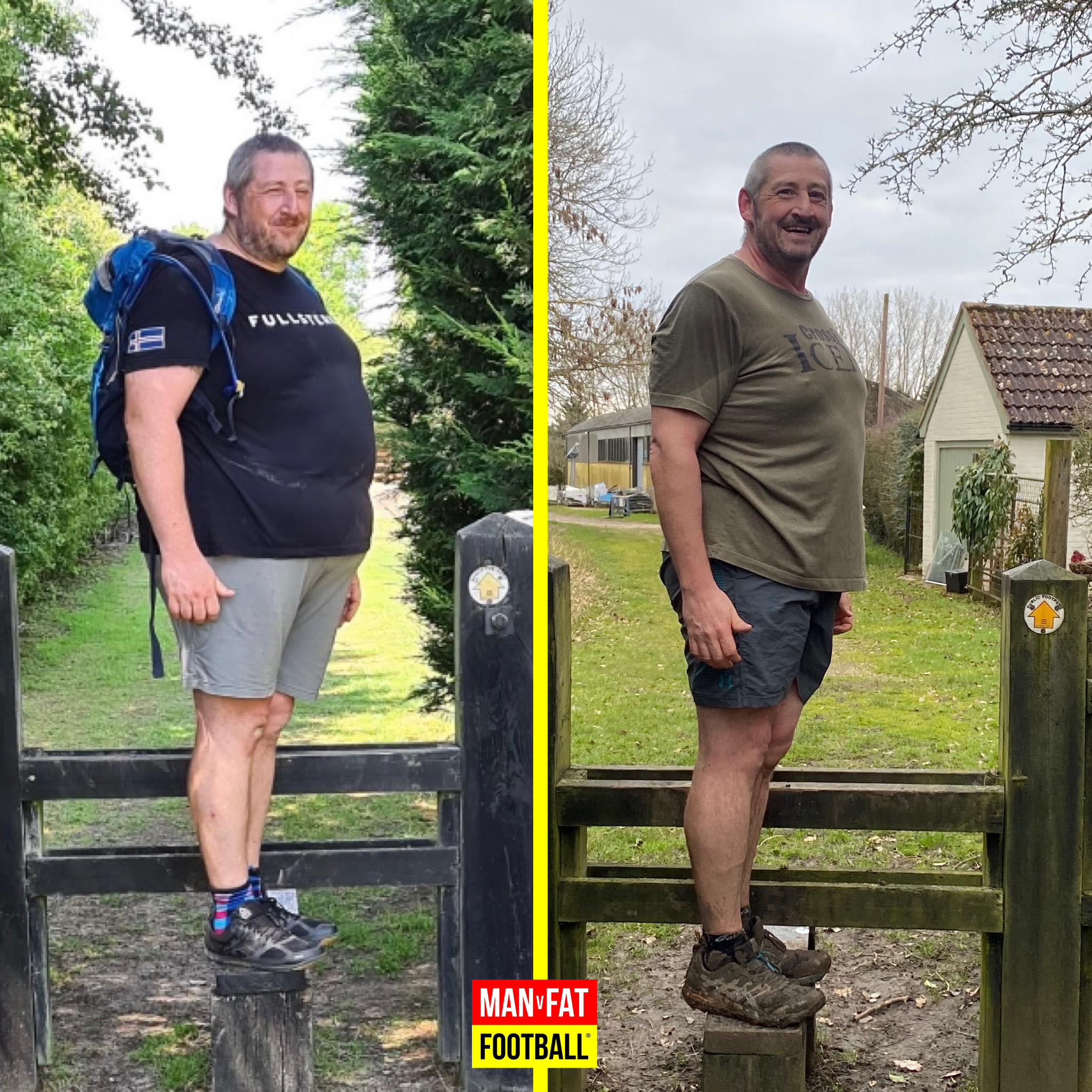 MAN v FAT Football weight loss story - Andy Drake | Amazing Losers