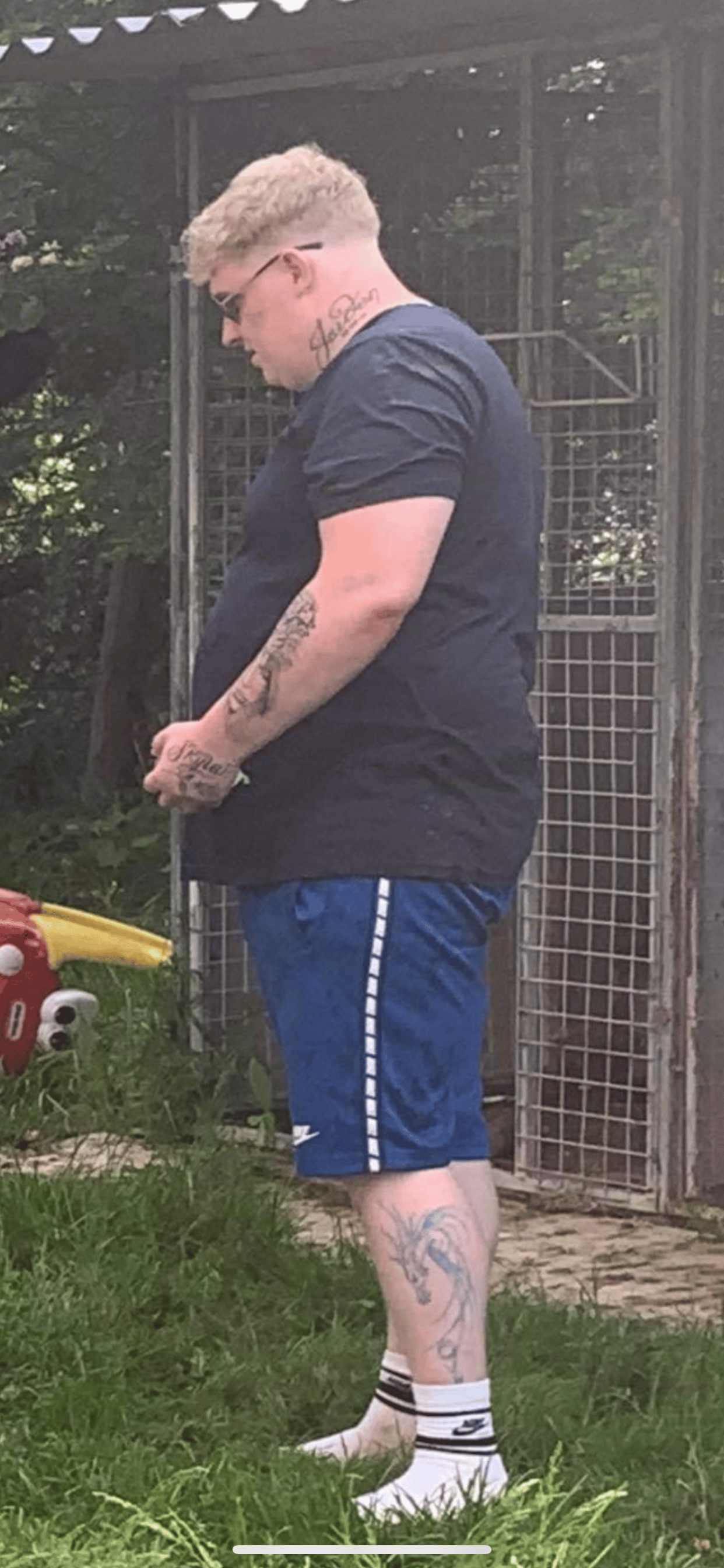 MAN v FAT Football Amazing Loser Christopher Noble